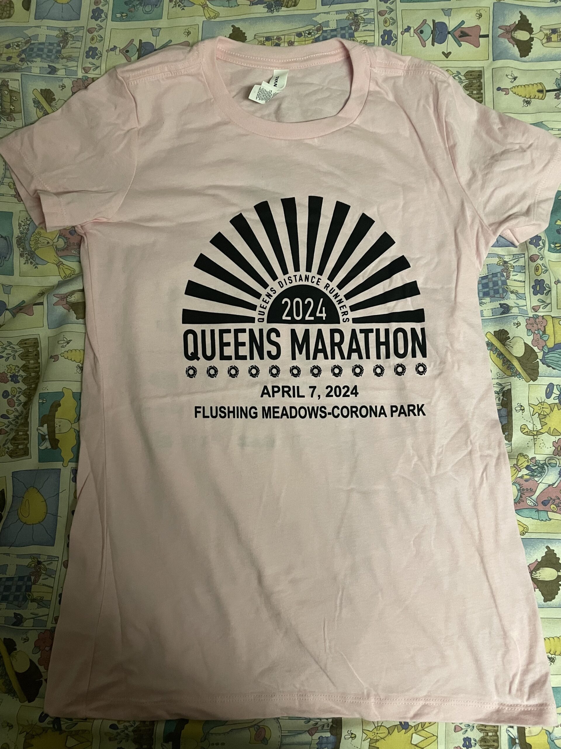 Queens Marathon 2024 tshirts - Queens Distance Runners